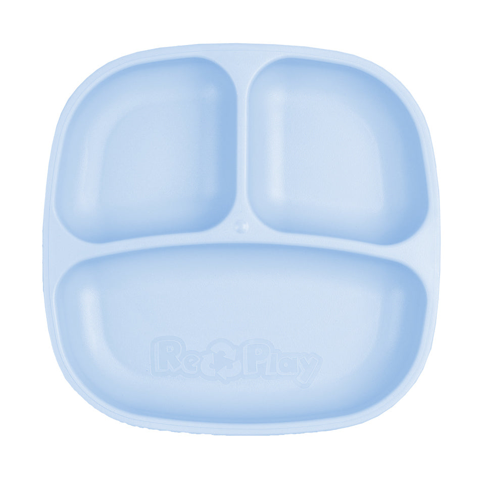 Re-Play Divided Plate - Ice Blue – Re-Play Australia