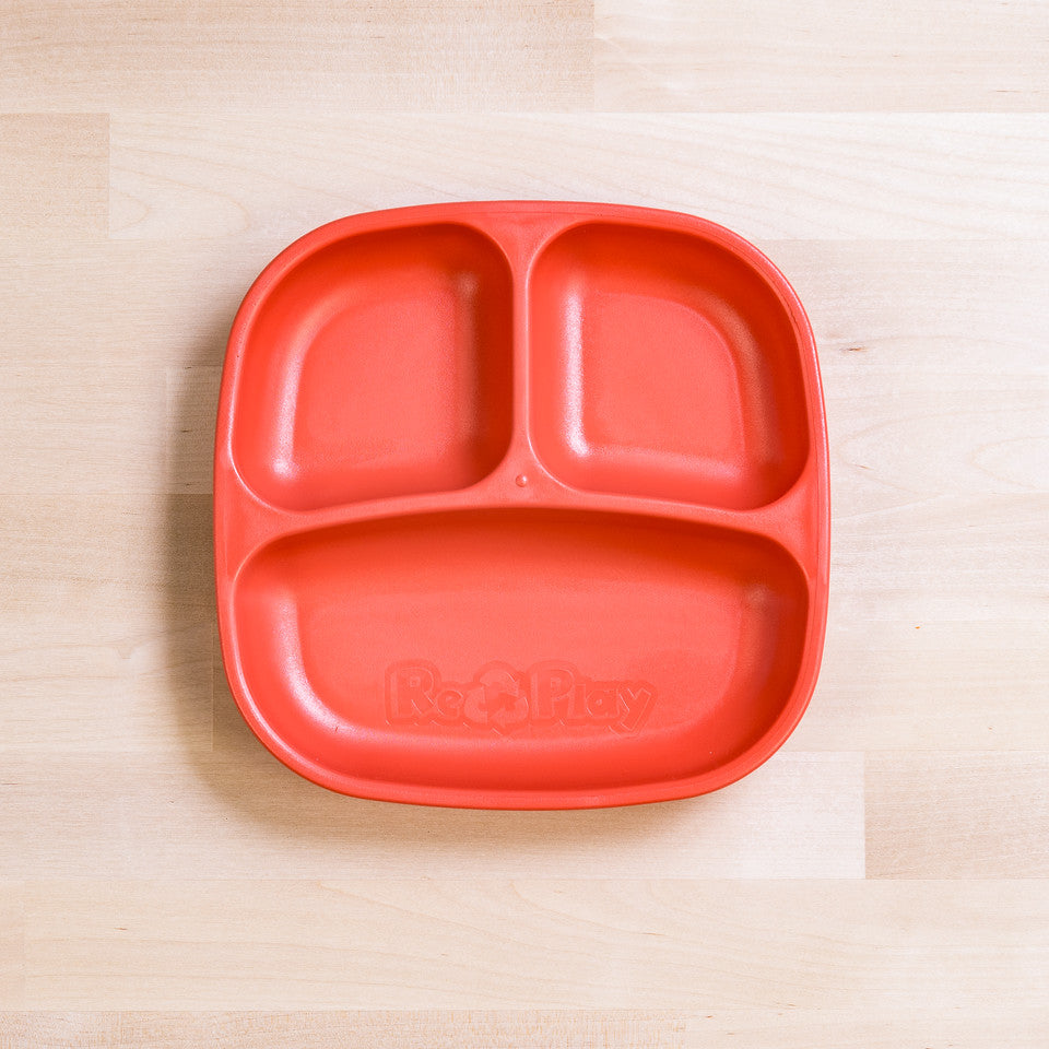 Re-Play Divided Plate - Red – Re-Play Australia